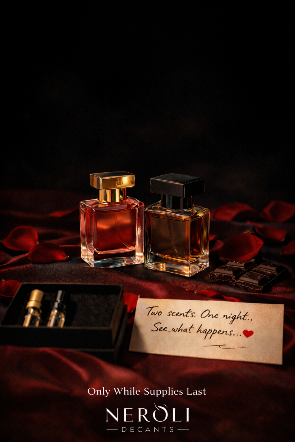VALENTINES DAY SET - DARK ROMANCE - 2 MLS – Neroli Decants